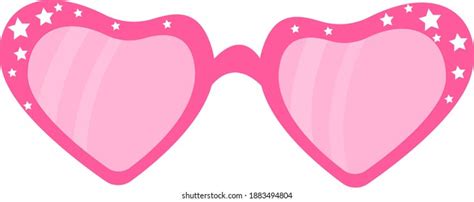 Pink Glasses Vector Illustration Isolated Stock Vector Royalty Free