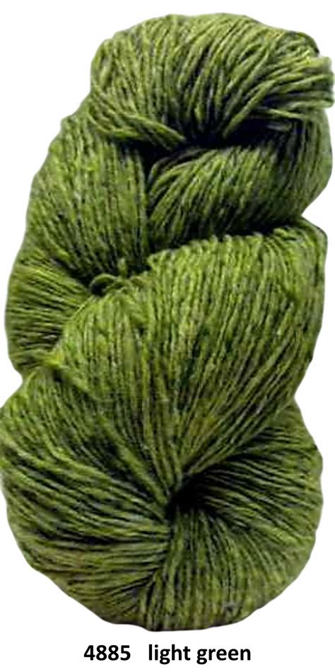 200g Aran Tweed Yarn Irish Donegal Kilcarra 100 Wool Light Green 4885