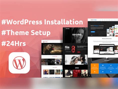 Wordpress Installation Theme Setup Demo Import And Customization