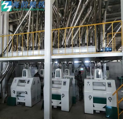 60tons Of Buckwheat Flour Mill Machine Line Shandong Sishui Haiyun