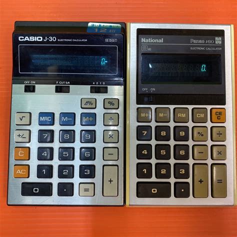 Yahoo オークション Casio 12桁 National8桁 字光式電卓 2個セット
