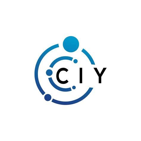 Ciy Letter Logo Design On White Background Ciy Creative Initials Letter Logo Concept Ciy