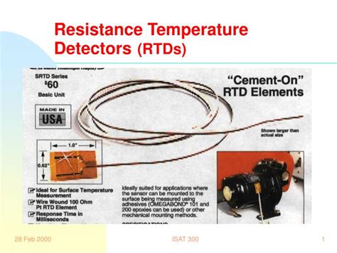 Ppt Resistance Temperature Detectors Rtds Powerpoint Presentation Free Download Id3364946