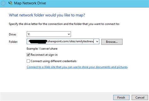 I Cant Map A Sharepoint On Windows Server 2016 Microsoft Qanda