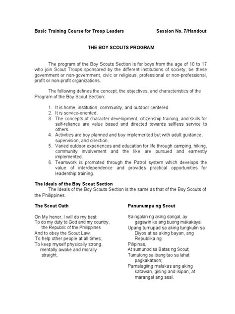 7 Boy Scout Program Pdf Boy Scouts Of America Scouting