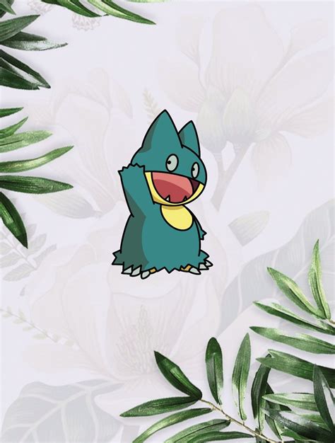 Munchlax Sticker Pokemon Sticker Etsy