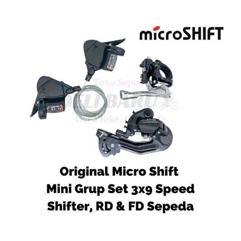 Jual Mini Groupset Microshift 3x9 Speed Shifter Rd Fd Sepeda Mtb