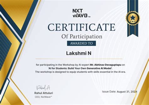 Lakshmi N On Linkedin Nxtwave Ai