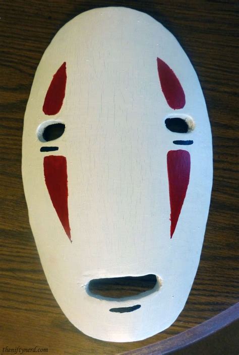 Painting The No Face Mask Nerd Crafts Anime Crafts Spirited Away