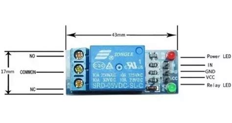 modulo rele 5v 1 canal com led arduino esp32 raspberry pic à venda em