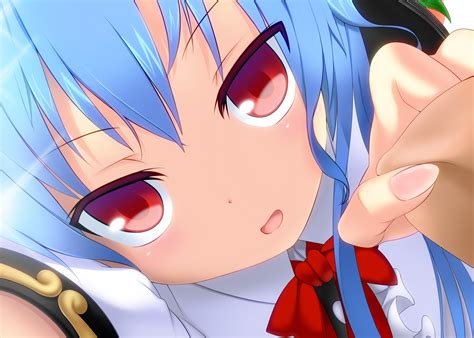 Hinanawi Tenshi Girl Bangs Wallpaper Hd Anime 4k Wallpapers Images And Background