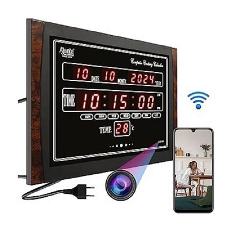 Digital Wall Clock Spy Camera At ₹ 16499piece Digital Clock Spy Cam In New Delhi Id