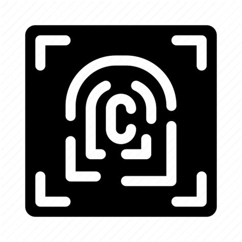 Fingerprint Biometric Security Identity Scan Icon Download On