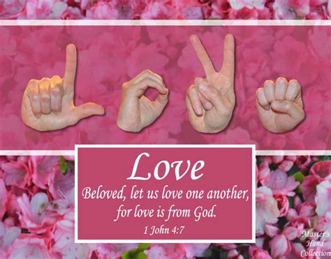 Why Should We Love One Another 1 John 47 Masters Hand Collection