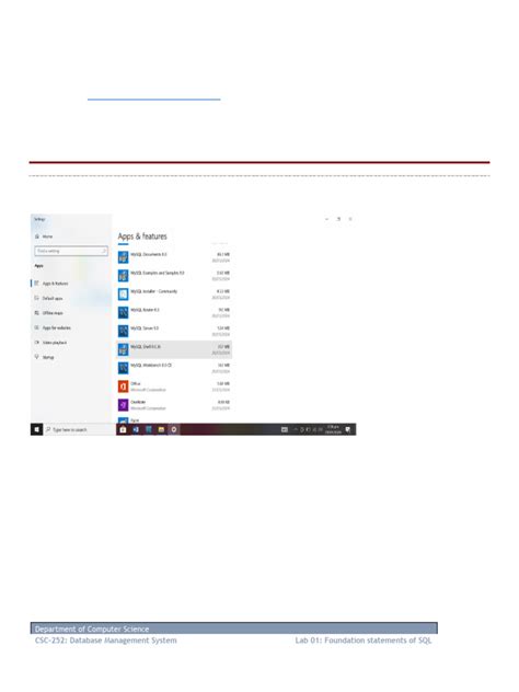 Firstlabdbms Pdf Databases Sql