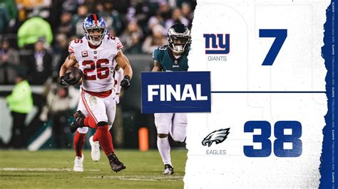 Instant Analysis Giants Fall To Eagles 38 7 In Divisional Round