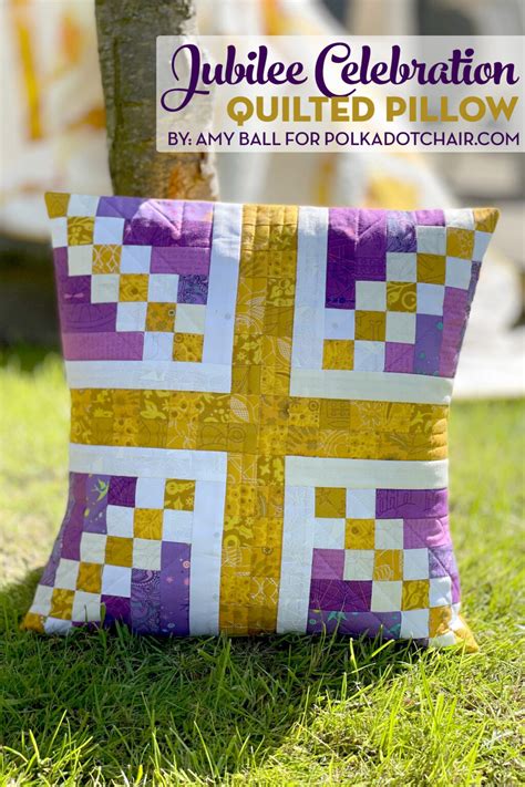 25 Free Patchwork Quilted Pillow Patterns The Polka Dot Chair