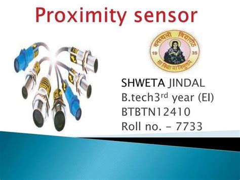 Proximity Sensors Ppt Proximity Sensors Ppt