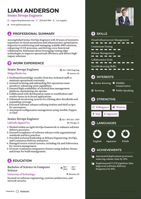 10 Senior Devops Engineer Resume Samples And Templates For 2025