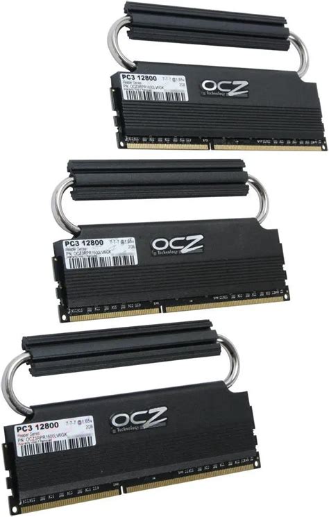 Ocz Reaper Hpc 6gb 3 X 2gb Ddr3 1600 Pc3 12800 Desktop Memory Model Ocz3rpr1600lv6gk