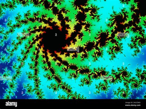 fractal geometry computer graphics representation of a detail from the