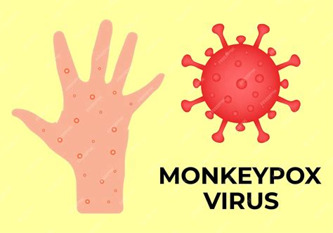 Premium Vector Monkeypox Virus Poster Vector Illustration