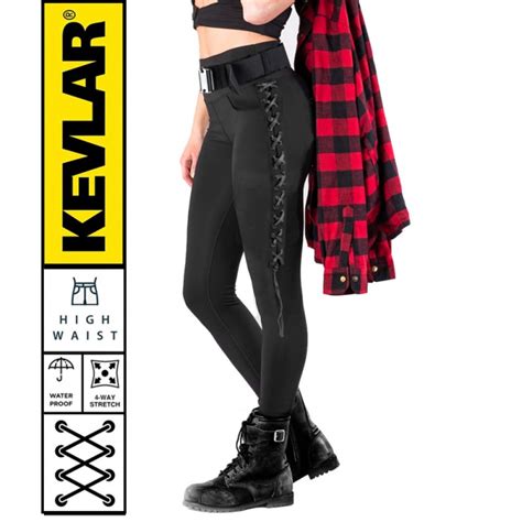 Lace Up Retro Kevlar Leggings