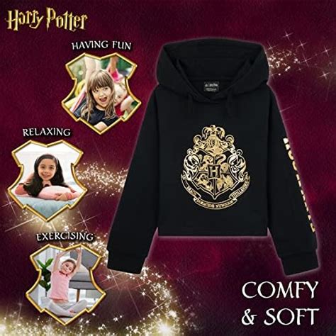 Harry Potter Sweat Fille Sweat à Capuche Sweatshirt Pull Enfant