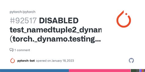 DISABLED Test Namedtuple2 Dynamic Shapes Torch Dynamo Testing Make Test Cls With Patches