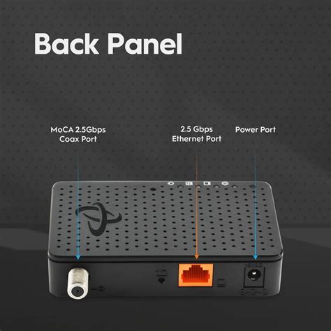 Hitron Htem5 Moca 2 5 Adapter For Ethernet Over Coax 2 5 Gbps Ethern Hitron Tech Usa