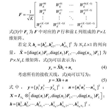 基于压缩感知的MIMO OFDM系统稀疏信道估计方法 参考网
