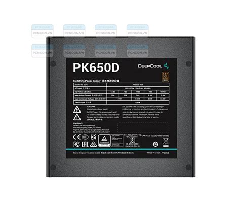 Nguồn Deepcool 650w Pk650d Pcngon