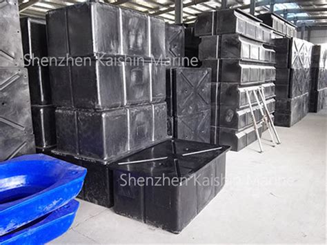 Black Modular Lldpe Floater Dock Eps Foam 30mm Floating Pontoon