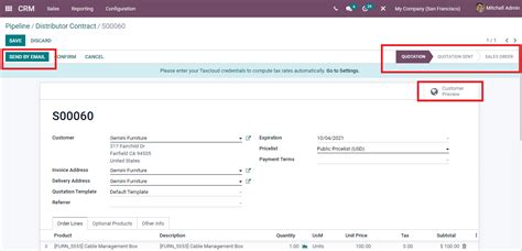 How To Create Quotations And Send Them To The Leads Using Odoo CRM