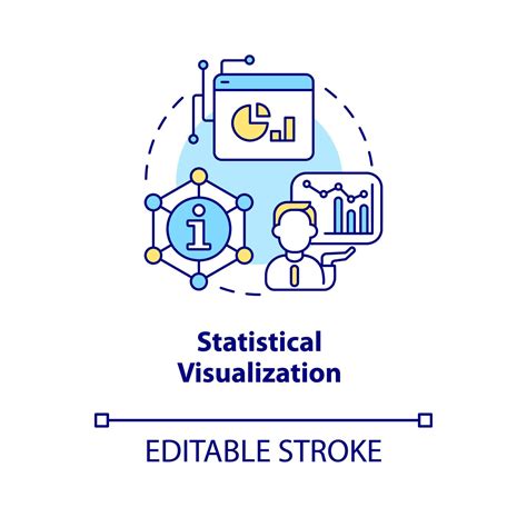Statistical Visualization Concept Icon Visual Presentation Data