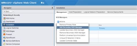 configuring vmware cross vcenter nsx