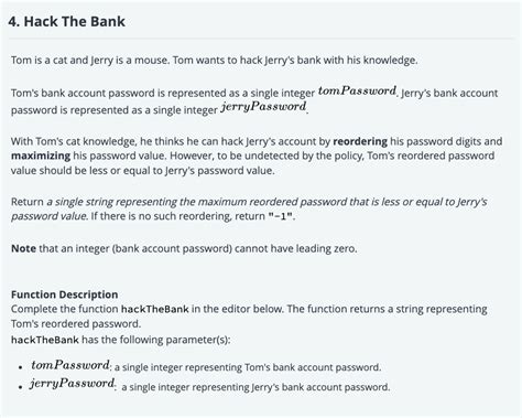 Solved The Function Should Return An Integer That Rearranges