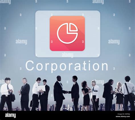 Business Corporation Statistics Pie Chart Concept Stock Photo Alamy