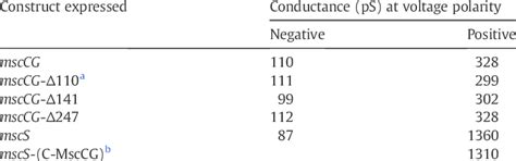 Electrophysiological Characterization Of Msccg Mscg Truncation