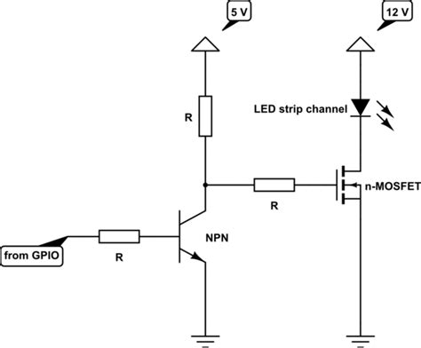 Wires How To Fix 12V RGB LED Strip Connection To NodeMCU Arduino Stack Exchange