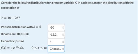 Solved Consider The Following Distributions For A Random Chegg