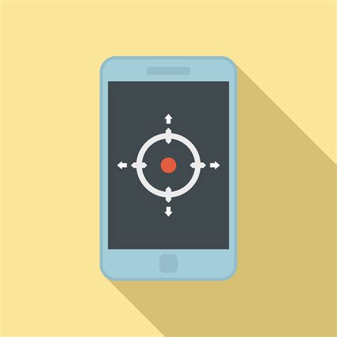 Smartphone Gyroscope Icon Flat Vector Phone Accelerometer 14650065 Vector Art At Vecteezy
