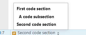 How To Use Code Sections Pharmaverse Blog