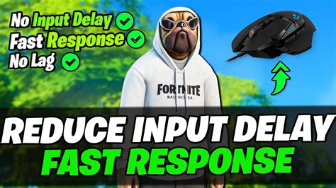 How To Reduce Input Delay In Fortnite 🖱️ Fast Response And No Input Lag Youtube