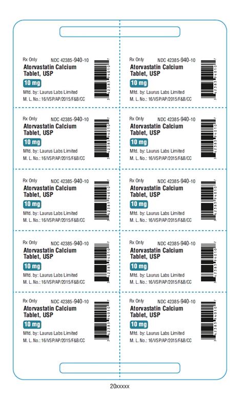 Package Insert Atorvastatin At Amber Polk Blog