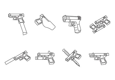Glock Vectors Download Free Vector Art Stock Graphics And Images