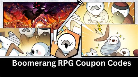 Boomerang RPG Codes May MrGuider