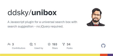 GitHub Ddsky Unibox A Javascript Plugin For A Universal Search Box With Search Suggestion
