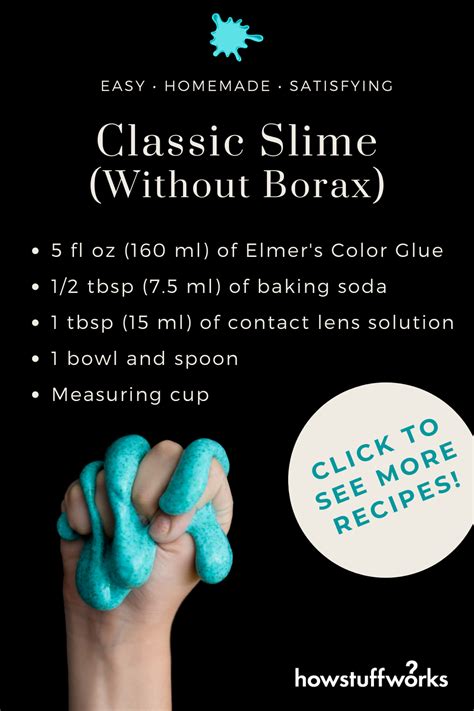 How To Make Slime Easy Slime Recipe Slime Recipe Easy Slime