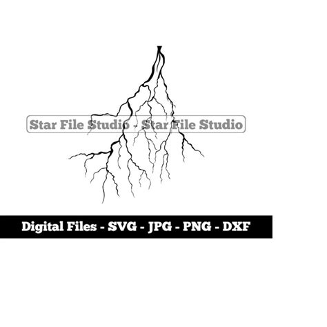 Lightning Strike Svg Lightning Svg Thunder Svg Electricit Inspire Uplift